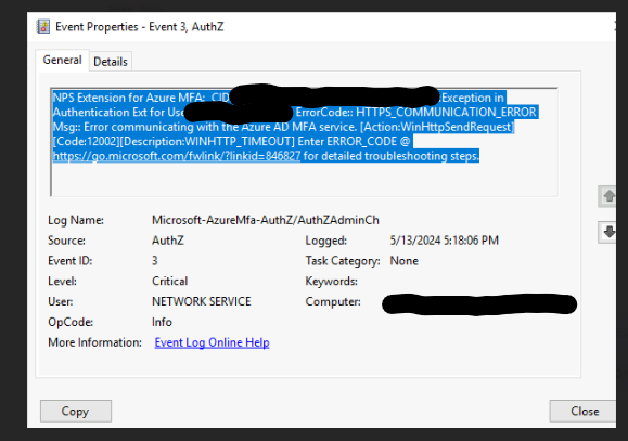 NPS MFA issue, users not advancing to OTP screen after entering the ... NPS MFA issue, users not advancing to OTP screen after entering the ...
