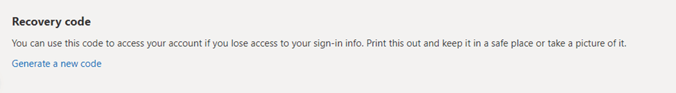 Hotmail two factor verification - Microsoft Q&A