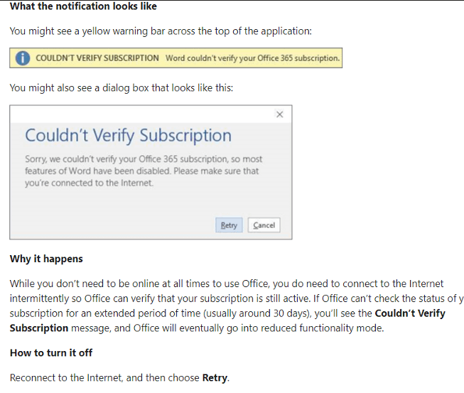 Excel is not recognizing my subscription - Microsoft Q&A