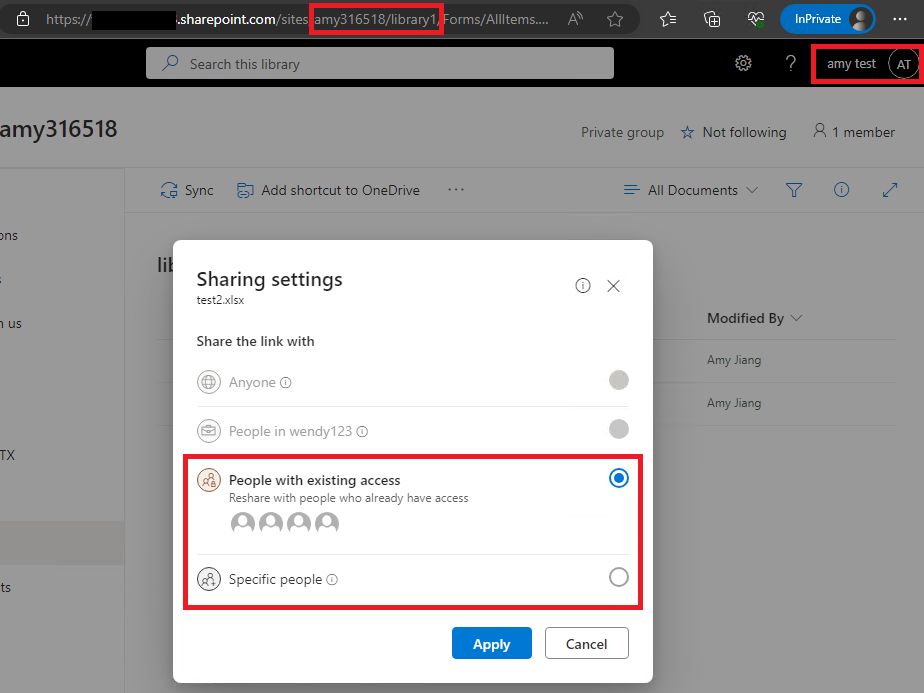 Enable sharing files for members that are ReadOnly on site - Microsoft Q&A