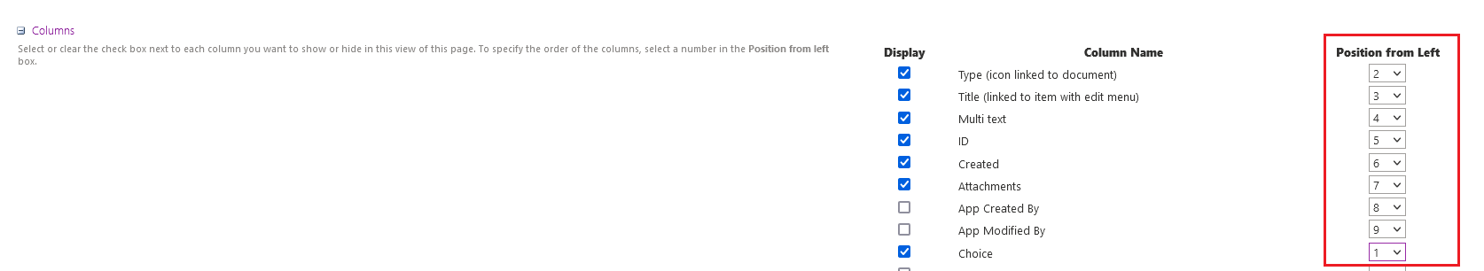 Unhide columns in Microsoft List - Microsoft Q&A