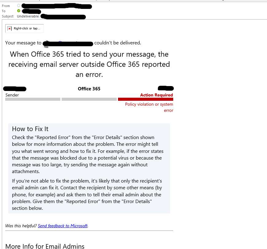 Getting error notification for email - Microsoft Q&A Getting error notification for email - Microsoft Q&A