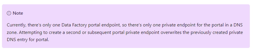 How to setup DNS to use private endpoints for Data Factory portal with multiple environments ...