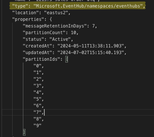 How to monitor partition count currently in use for event hub namespaces? - Microsoft Q&A