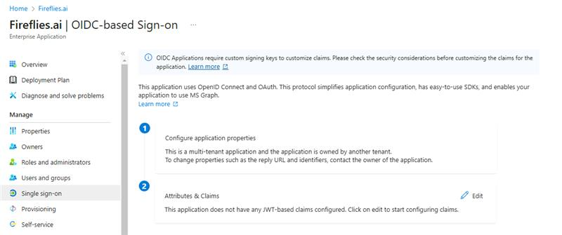 Single Sign-on VS OIDC based Sign-on - Microsoft Q&A