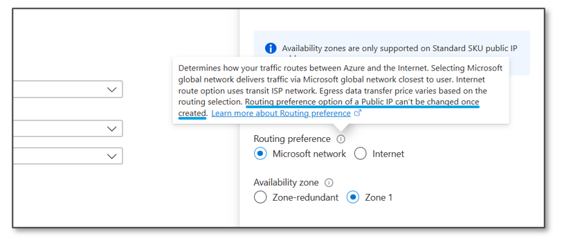 changing the routing preference - Microsoft Q&A