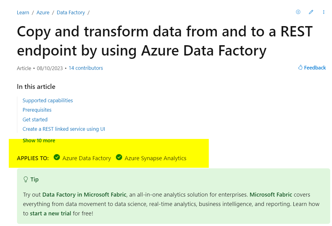 Does Rest API activity exist in Synapse Analytics activity? - Microsoft Q&A