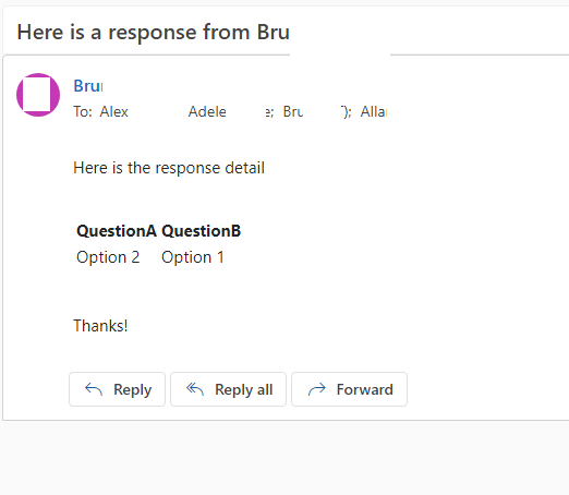 Way to send form responses to multiple recipients - Microsoft Q&A