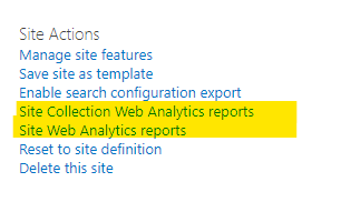Why the options under "Site Action" showing differently? - Microsoft Q&A