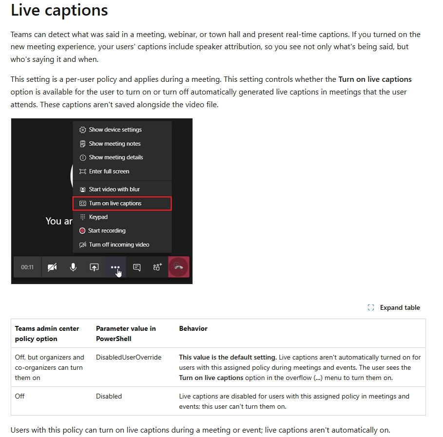 Does MS Teams have captions in break out rooms - Microsoft Q&A