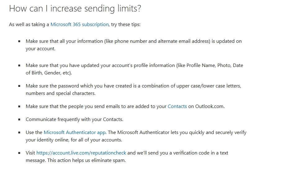 What is the daily message limit Office 365 Family - Microsoft Q&A