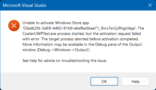 Unable to activate Windows Store app - How can my WinUI 3 app use a Win32 C DLL (HW access ...