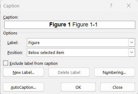 How to fix double Figure 1 Caption as below? - Microsoft Q&A
