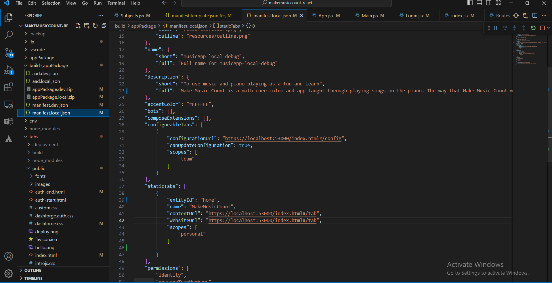 tab navigation is not working in my teams tab application - Microsoft Q&A