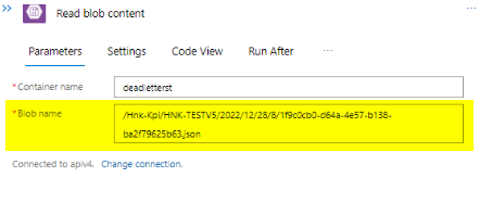Read blob content using built in connector - Microsoft Q&A