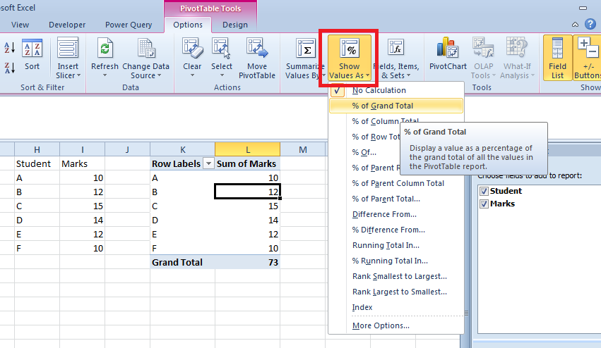 Pivot table value field settings - Microsoft Q&A