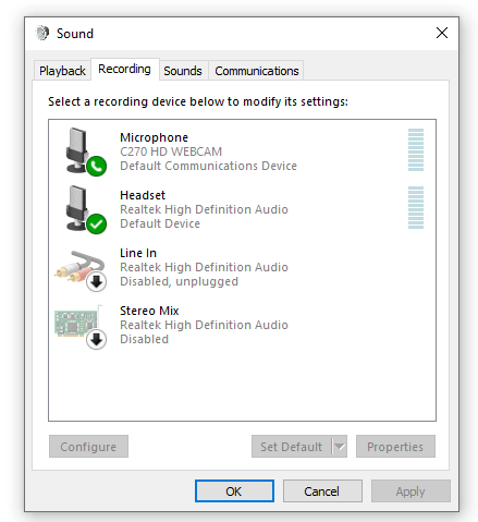 Microphone shows up in settings under the same input as my headphones ...