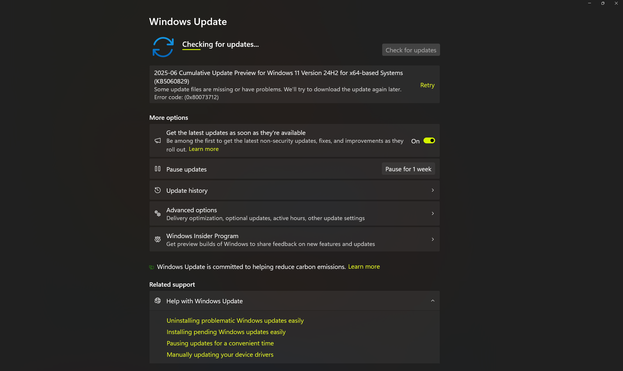 Windows 11 Update Error - Microsoft Q&A