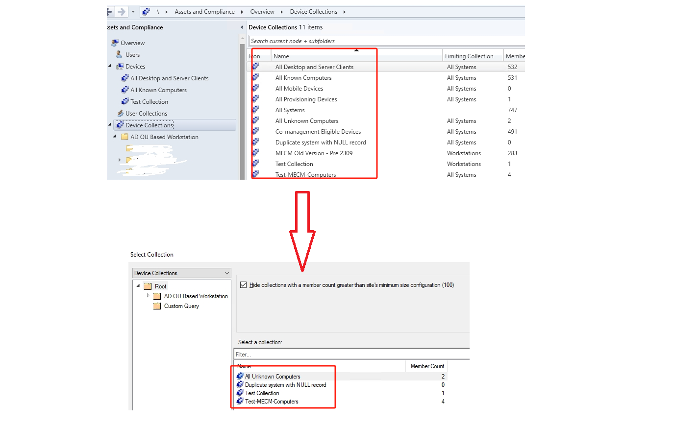 Query based collections can't be deployed to TS? - Microsoft Q&A