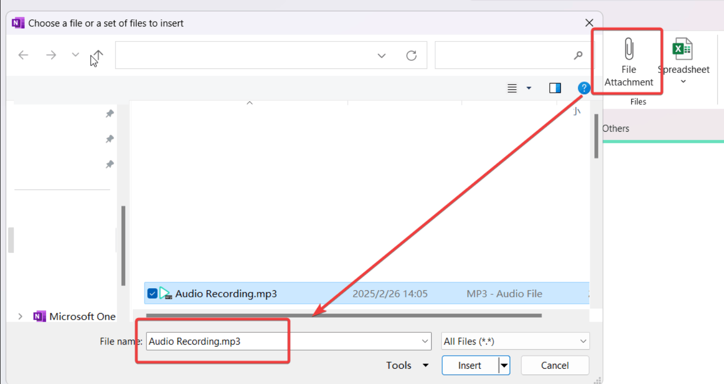 MP3 files in OneNote audio recordings - Microsoft Q&A