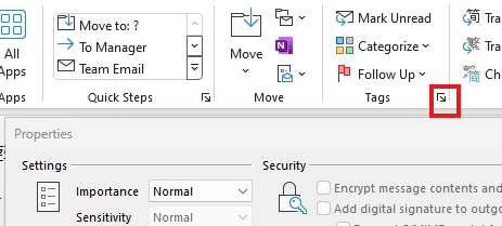 Which of the following options is used to mark an email as important in ...
