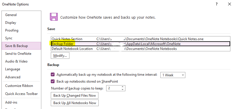 How to return data because off stop share OneNote? - Microsoft Q&A