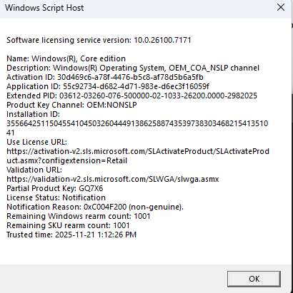 Windows 11 activation error after upgrade - Microsoft Q&A