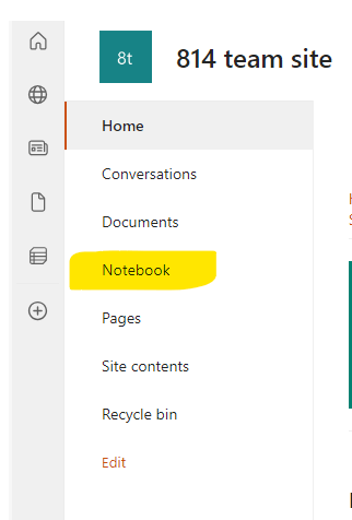 Change location of Team OneNote / Move Team OneNote - Microsoft Q&A