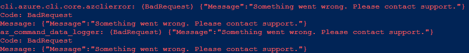Can T Create Azure Automation Account Something Went Wrong Please Contact Support