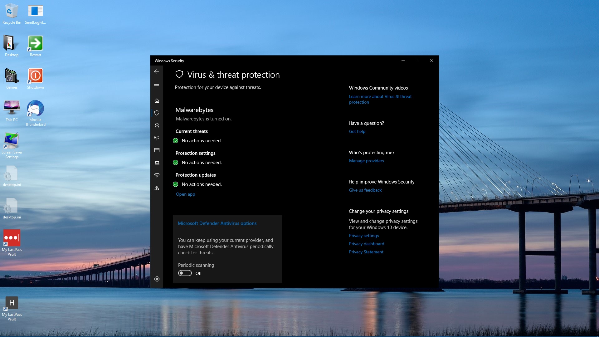 Microsoft Defender Antivirus Periodic Scanning - Microsoft Q&A