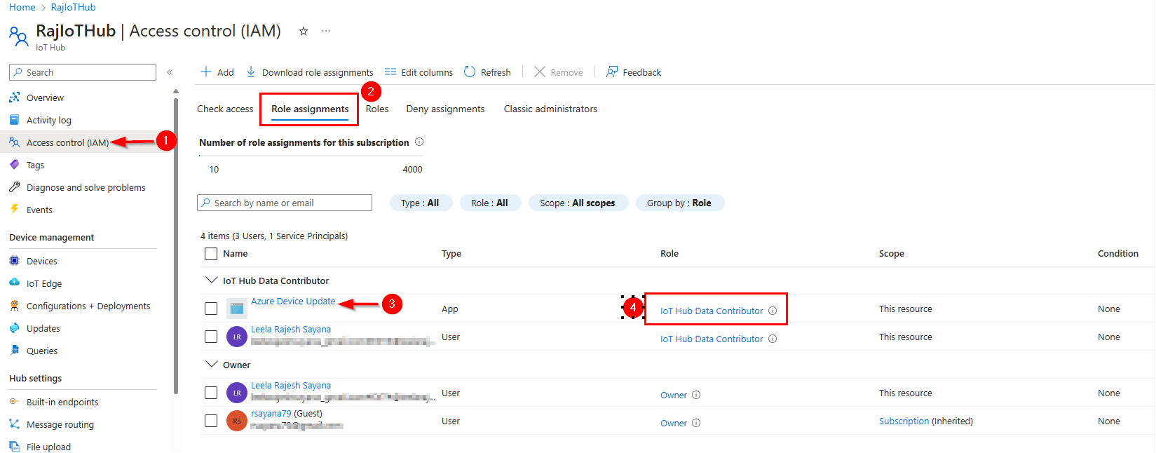 How add groups in Azure Iot hub for update deployment - Microsoft Q&A
