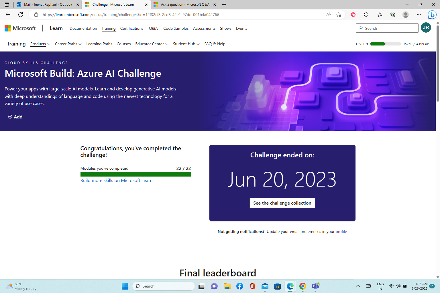 Please change the MCID and email address - Microsoft Q&A