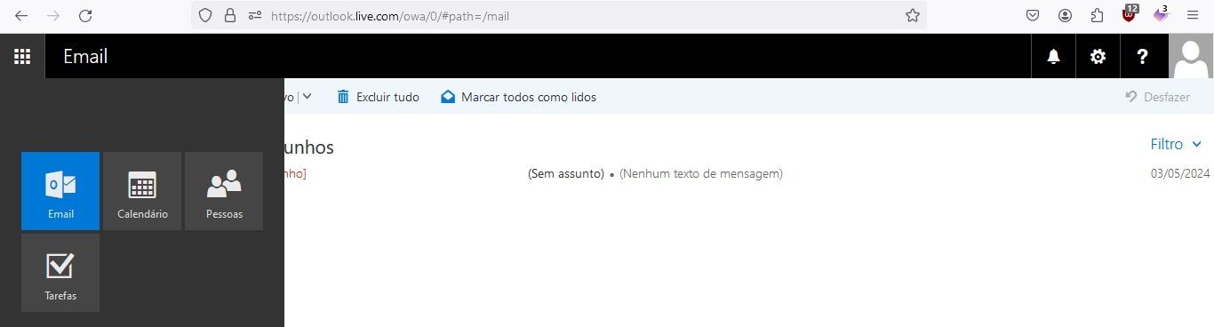 Outlook direcionando para https://outlook.live.com/owa/0/#path=/mail ...