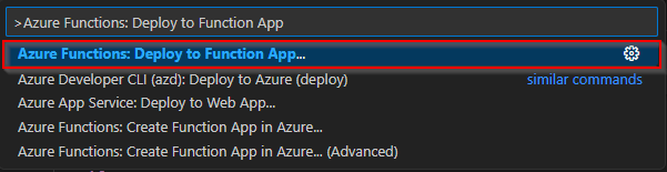 “How do I publish an Azure Function using Visual Studio Code ...