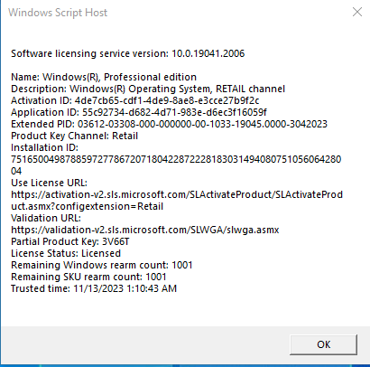 How do I remove Win10 Pro licenses from desktop computer so that it ...