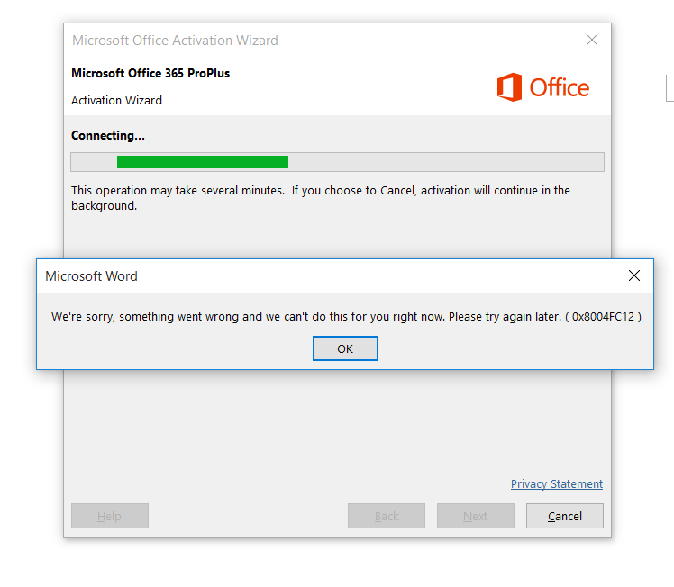 Office 365 ProPlus shows 'Unlicensed Product' notice - Microsoft Q&A