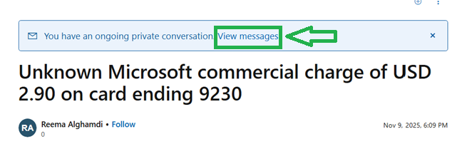 Unknown Microsoft commercial charge of USD 2.90 on card ending 9230 ...