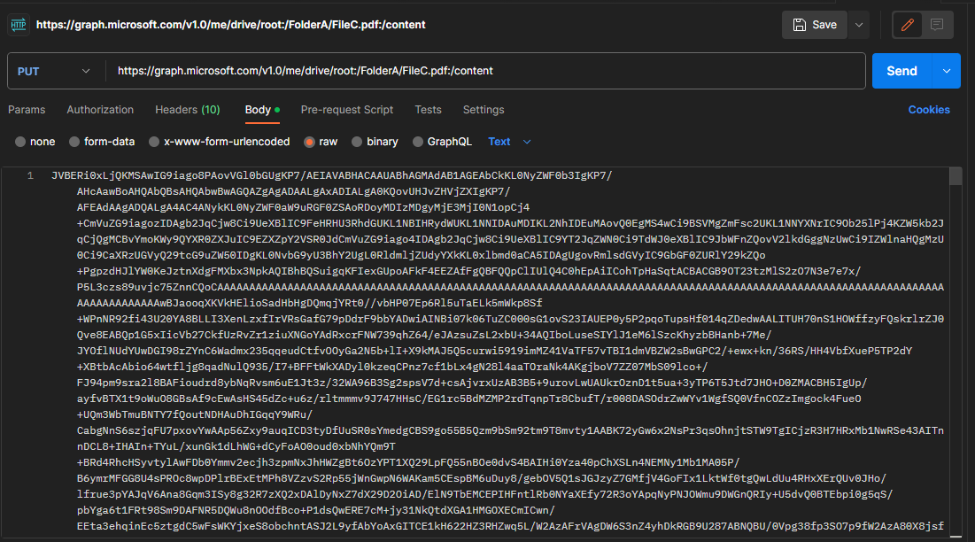 OneDrive Integration: Sending Base64 Files to a Folder - Microsoft Q&A