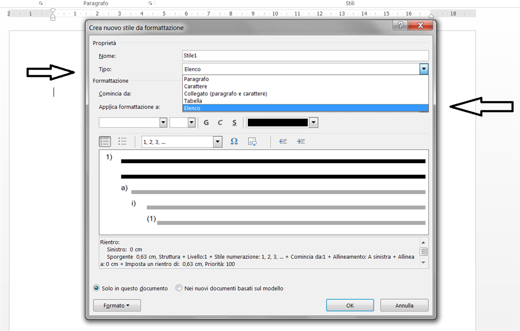 Numerazione paragrafi e sottoparagrafi usando gli stili - Microsoft Q&A