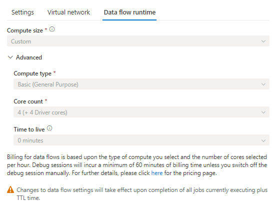 Changing Default Synapse Integration Runtime Settings - Microsoft Q&A