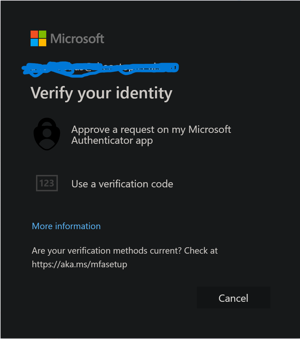 I'm unable to login to the Microsoft Authenticator App. - Microsoft Q&A