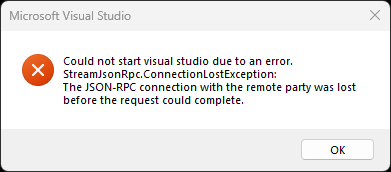VS2022 crashes with version 17.5.2 (as it did with 17.5.1) - Microsoft Q&A
