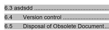 Microsoft Word TOC content misaligned - Microsoft Q&A