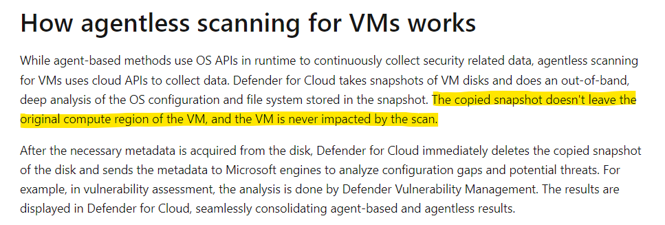 Defender Agentless - Microsoft Q&A