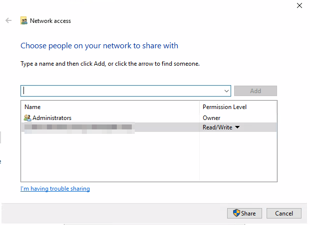 what's the difference between sharing and advanced sharing? - Microsoft Q&A