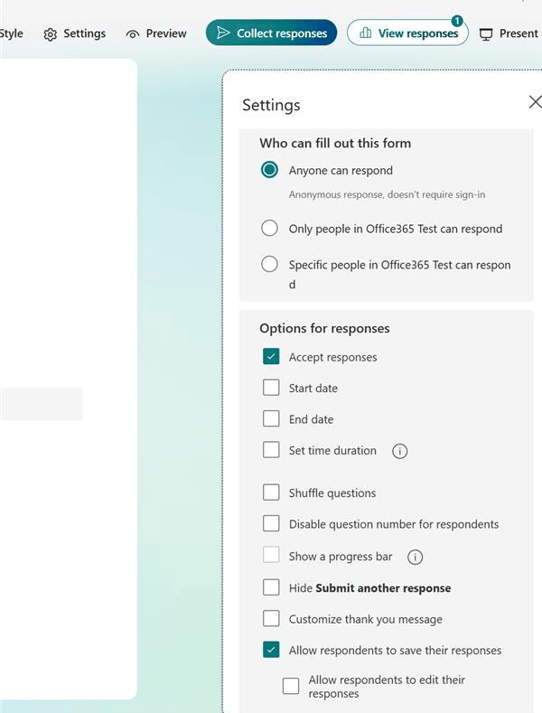 Microsoft forms - Microsoft Q&A