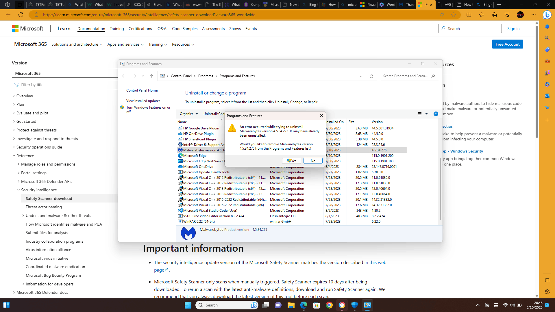 Please How do i go about this Virus (Win32/Expiro.EB!MTB, Win64/Expiro ...