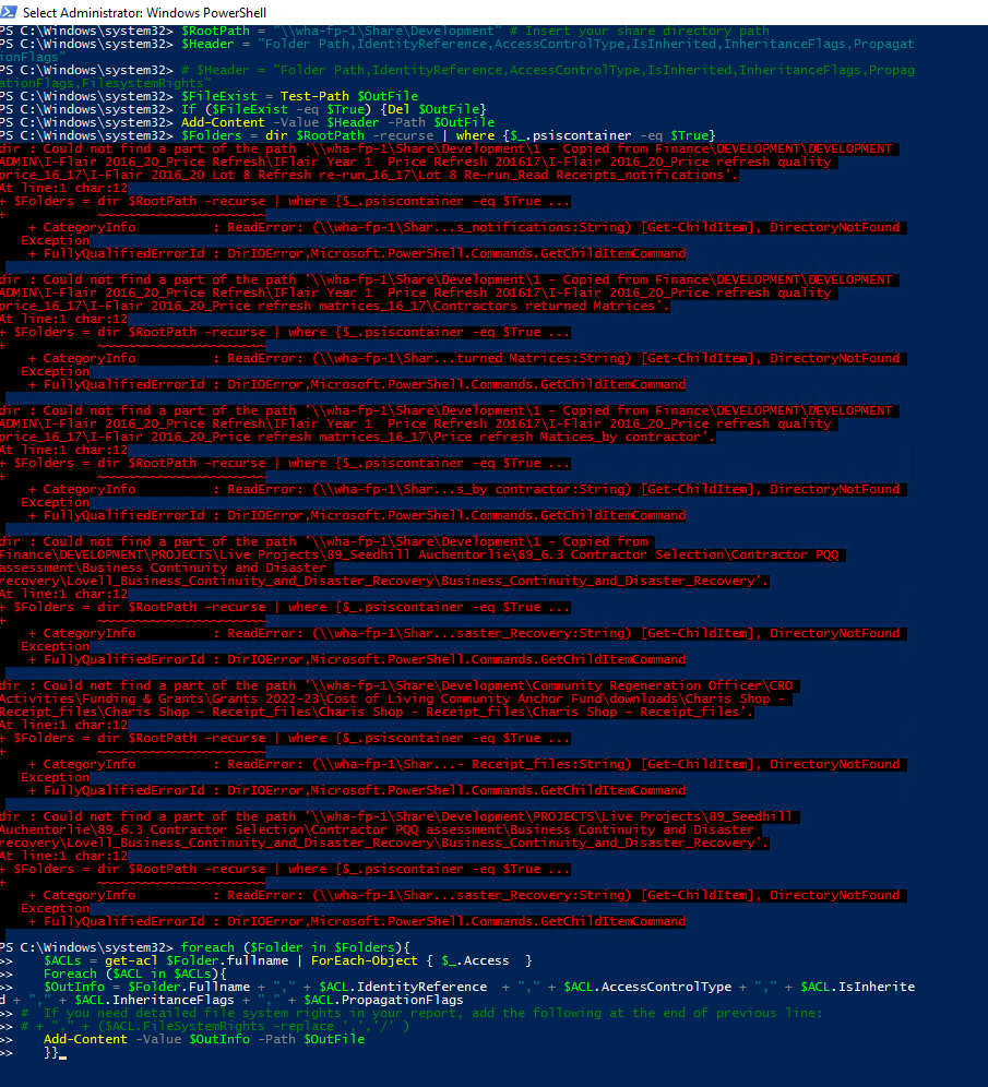 Powershell Error - Microsoft Q&A Powershell Error - Microsoft Q&A