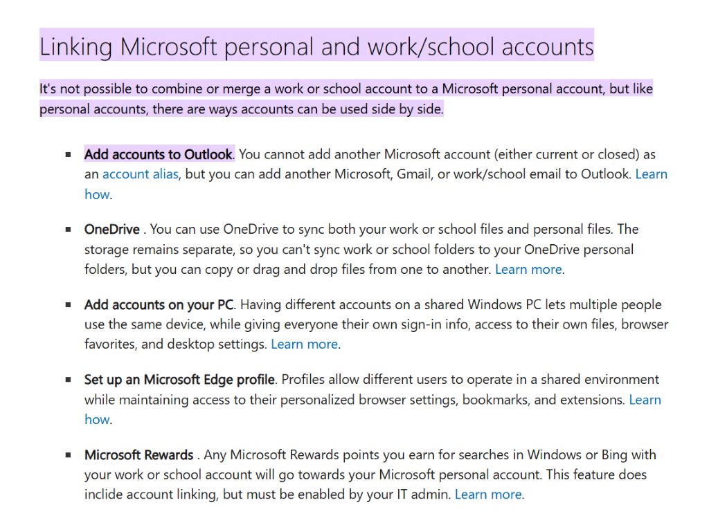 How to merge accounts - Microsoft Q&A