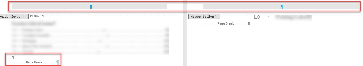 Section Breaks and Headers - Microsoft Q&A